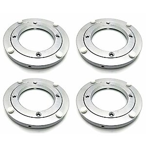 Four (4) 4.5" Inch (120mm) Aluminum Lazy Susan Bearings - Turntable Bearing