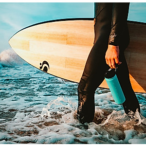 Seriously Ice Cold SIC 27oz Insulated Water Bottle Thermos, Premium Triple Layer Vacuum Stainless Steel, BPA Free Wide Mouth Lid with Carabiner Clip