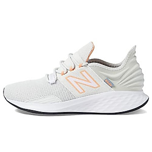 New Balance Women's Fresh Foam Roav V1 Running Shoe, Nimbus Cloud/Peach Glaze/Dusk Blue, 8.5 Wide