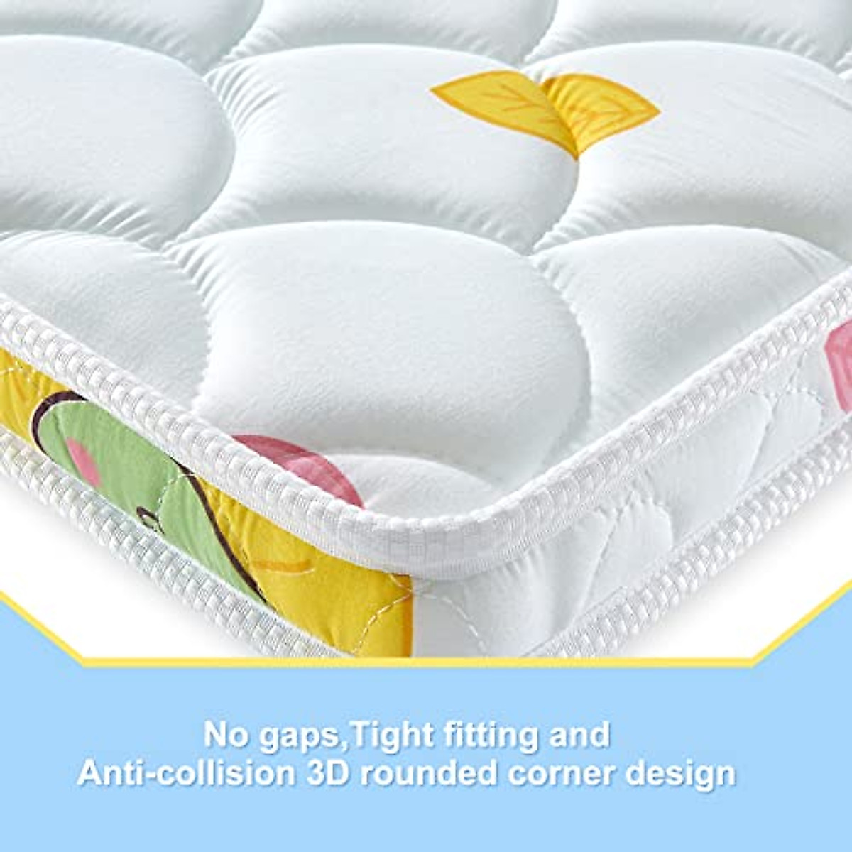 Pack and Play Mattress Topper Fits for Graco & Baby Trend &Pamo Babe Playard, Breathable and Soft Pack N Play Mattresses Pad 38" x 26", Foam Baby Playpen Mattresses, Firmness Playard Mattress