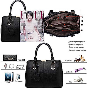 XingChen Purses and Handbags for Women Fashion Messenger Bag Ladies PU Leather Top Handle Satchel Shoulder Tote Bags Green