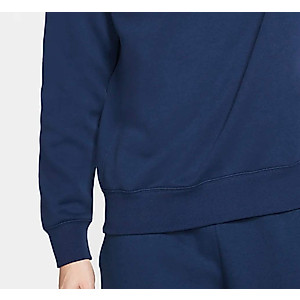 Nike Men's NSW Club Crew, Midnight Navy/White, Large