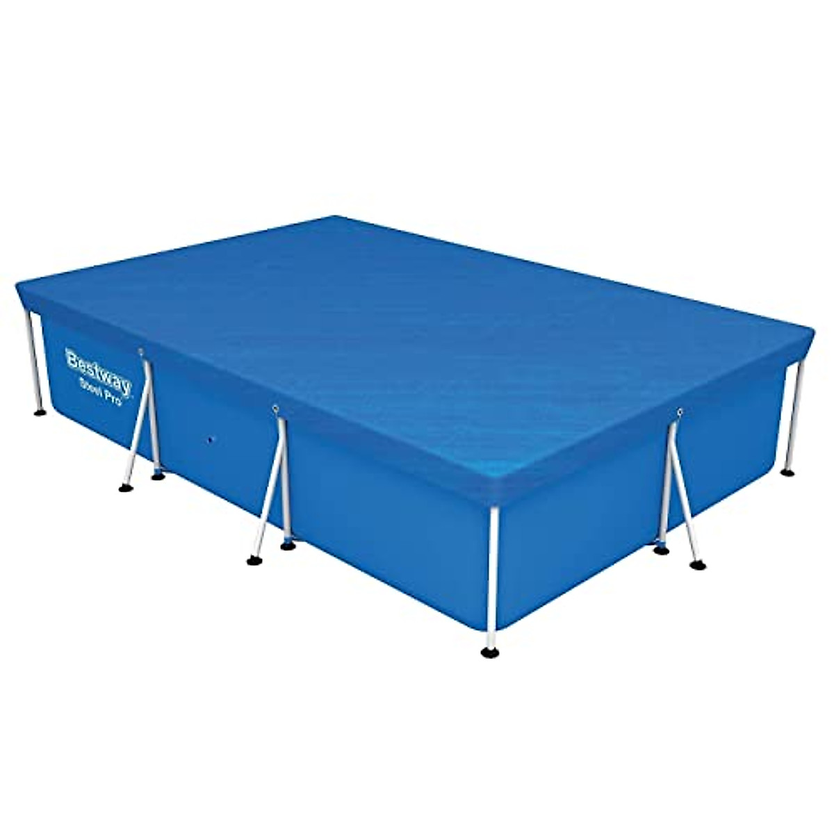 Bestway 58106 Above Ground Pool Cover, 118-inch by 79-inch, Blue