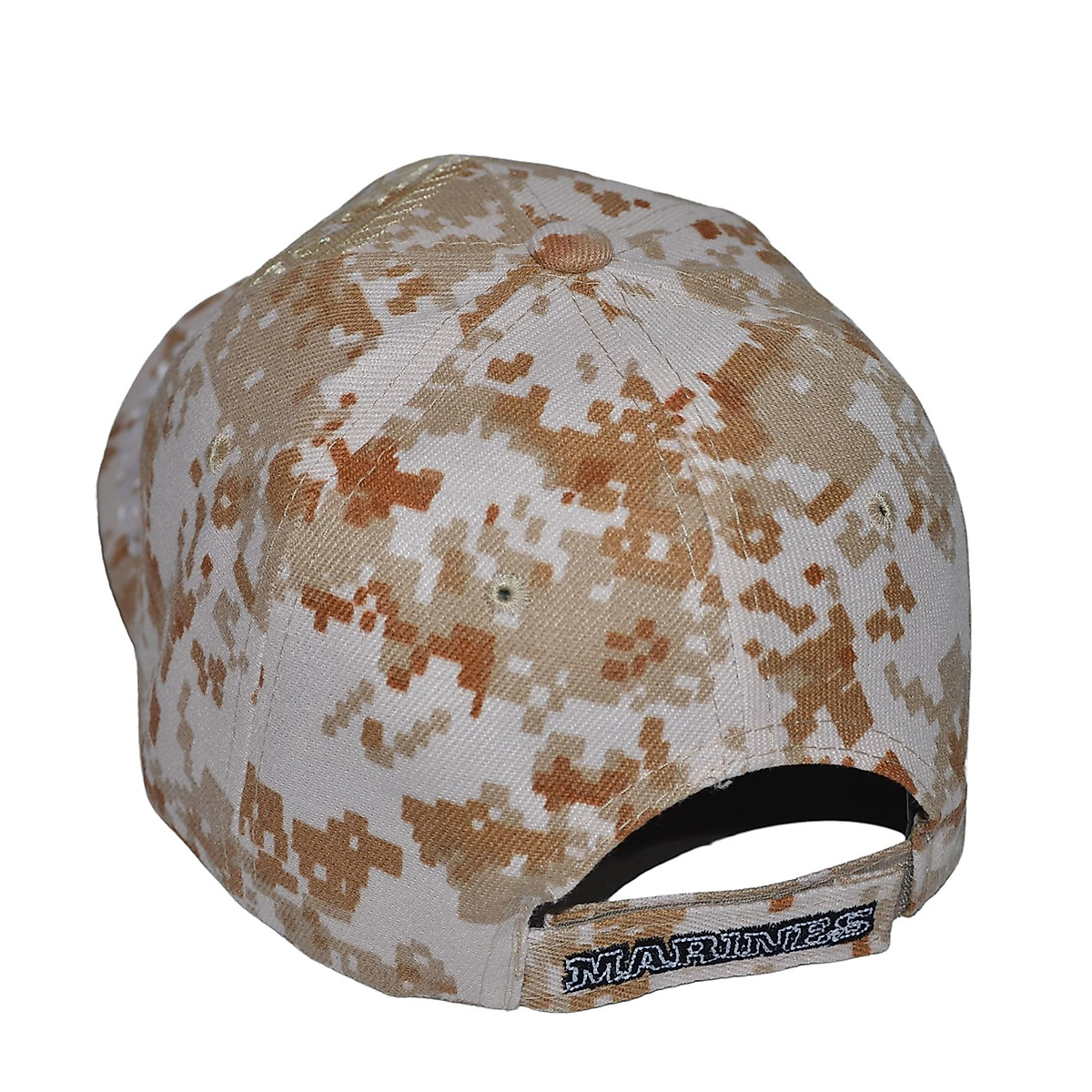 Icon Sports Group US Marine Corps Hat Officially Licensed Digital Camo Military Cap, Unisex Armed Forces Baseball Cap, One Size