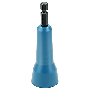 Wire Twisting Tool, Wire Spin Twister Nut, Spin Twist Wire Connector Socket, Wire Twisting Spinner, Wire Spin Driver Nut, Wire Twister Tool for Drill and Wire Connector Driver with 1/4" Chuck (Blue)