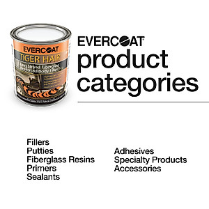 Evercoat Tiger Hair Long Strand Fiberglass Reinforced Filler - Waterproof Filler - 32 Fl Oz