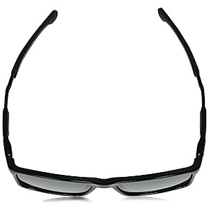 Carrera Men's 4016/S Rectangular Sunglasses, Black/Polarized Gray, 55mm, 16mm