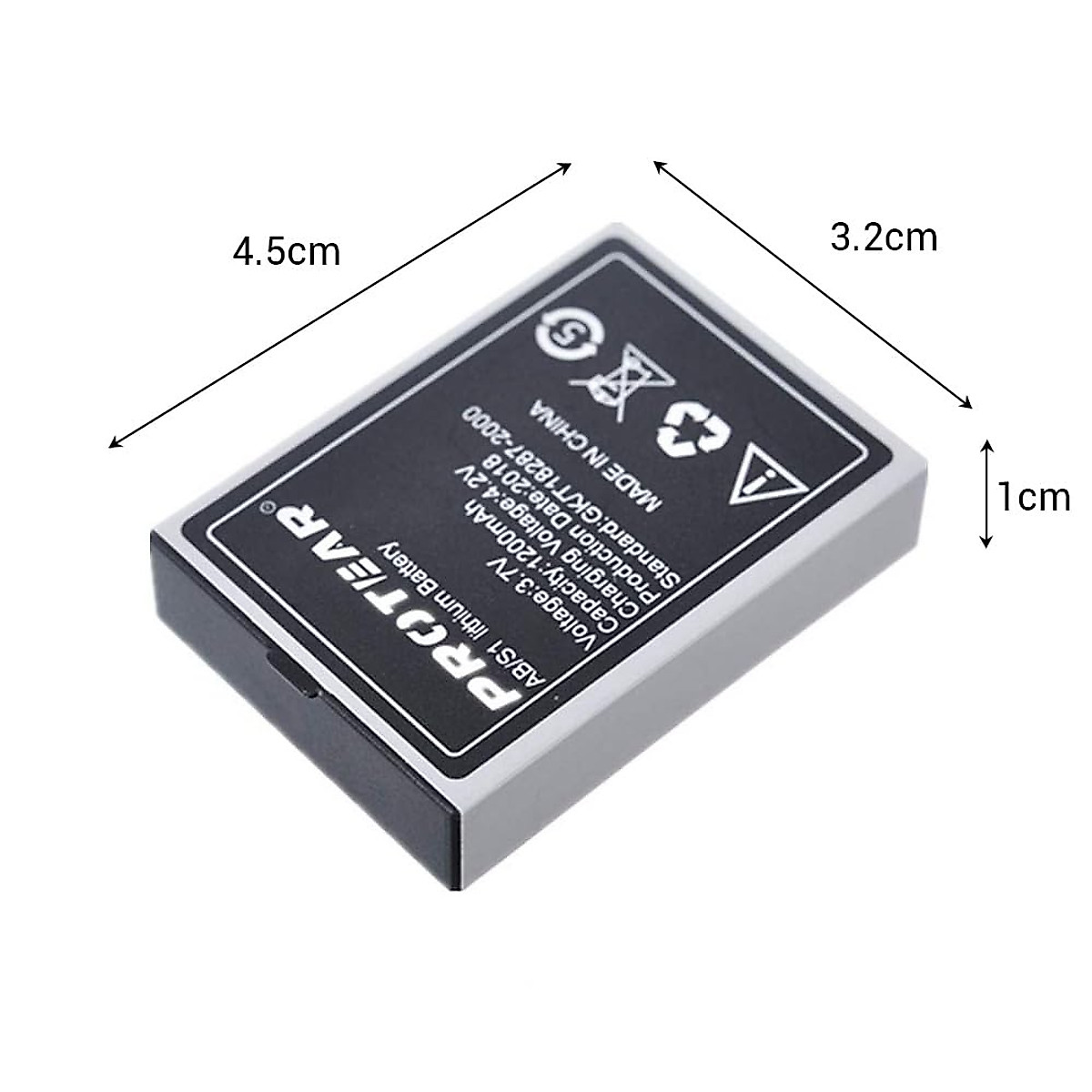 PROTEAR Lithium Battery Replacement,Rechargeable Battery,Suitable for Our Rechargeable Bluetooth Headphones Noise Reduction Ear Earmuffs