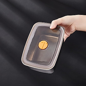 GIUOIDUO 20 PCS Food Storage Containers with Lids Airtight (10 Containers & 10 Lids)，stainless steel food containers leak proof storage box with lid Locking Food Storage Container freezer storage