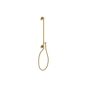 Kohler K-45903-2MB HYDRORAIL-H-Bath/Shower Column Plumbing Fixture, Vibrant Brushed Moderne Brass