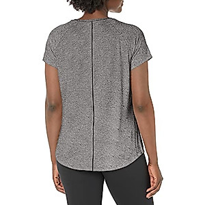 C9 Champion womens Soft Tech Tee T Shirt, Ebony Heather, Large US