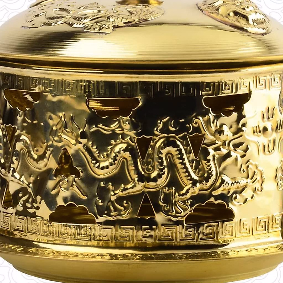 Chafing Dishes China Mongolian Multi-Person Hot Pot, Pure Copper Concentrated Beijing Meat Hot Pot, Environmentally Friendly and Hygienic, Suitable for Family Dinner (Color : Gold, Size : 30cm)