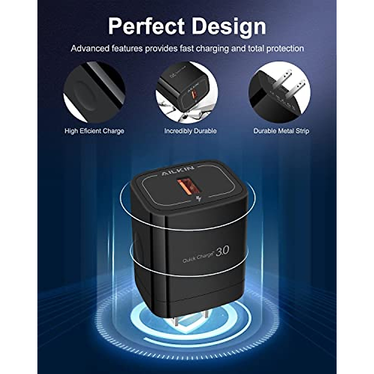 15W Wireless Charger Kits, Phone Charging Pad, iPhone Cordless Charging Station with Wall Plug for iPhone 14 13 Pro Max 12 11 Se X Xr Xs 8 Plus, Samsung Galaxy S23 S22 Ultra S21 S20 Android Cargador