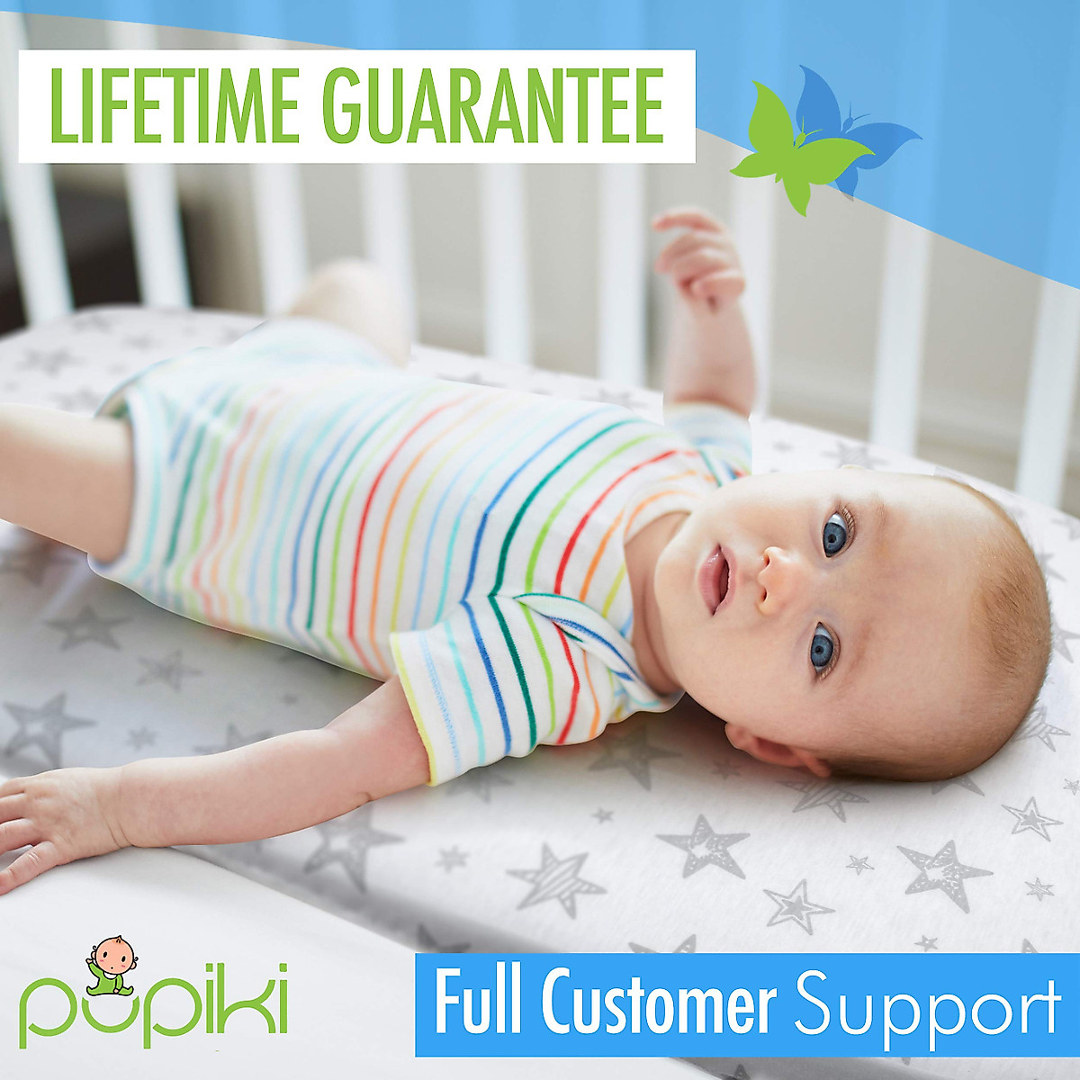 Premium Bassinet Sheets 3 Pack Set 100% Jersey Cotton Baby Sheets for Boys and Girls, Bassinet Sheet Oval Fitted, Cradle Sheets, Bassinet Mattress Sheets