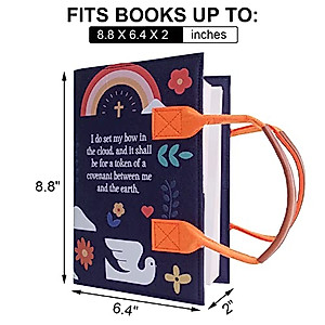 Bible Cover, Bible case for Women,Carrying Book Case Bible Protective Bag,Study Bible Case, Covers for Bible, Bible Book Covers for Kids, Bible Cover Case