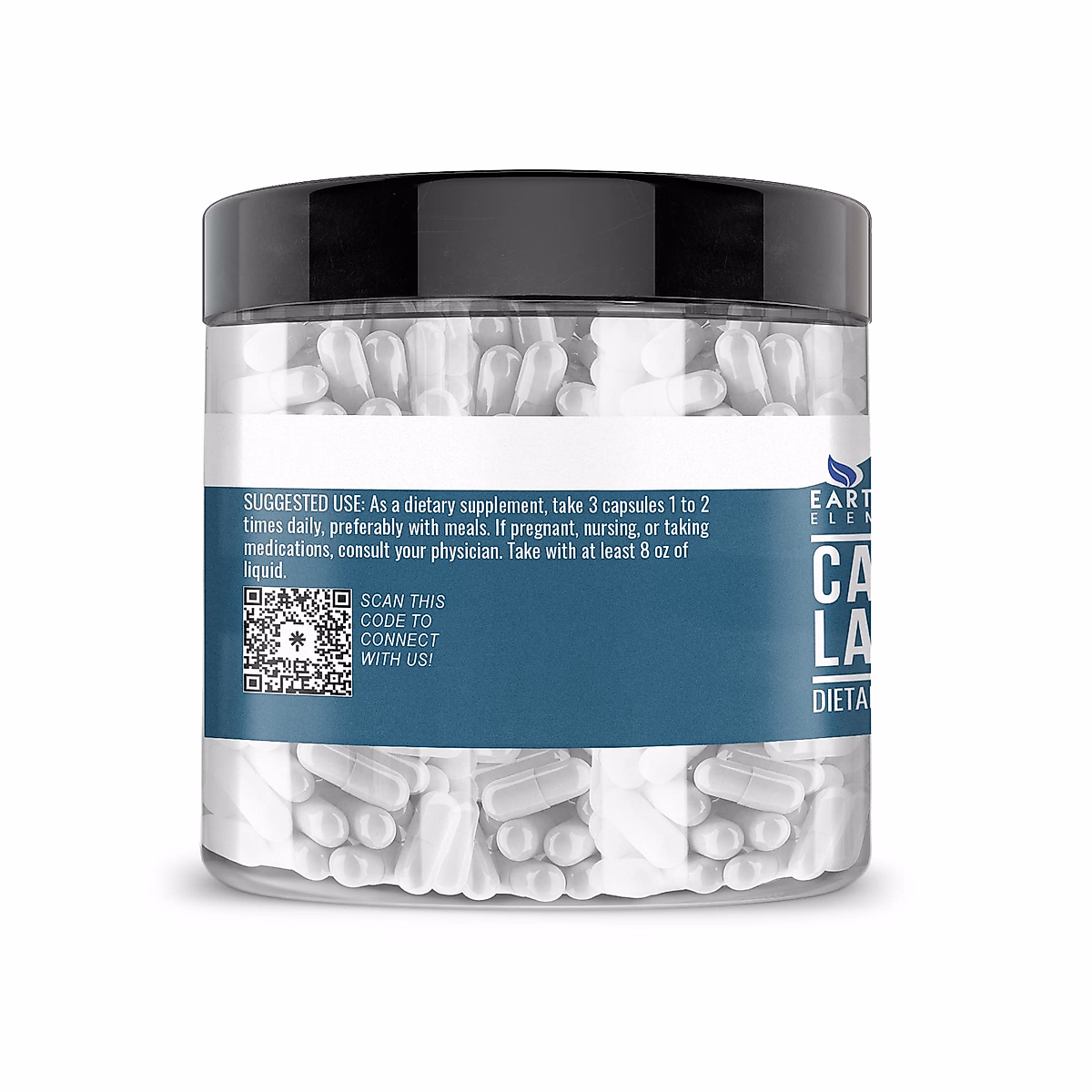 Earthborn Elements Calcium Lactate (200 Capsules) Calcium Supplement