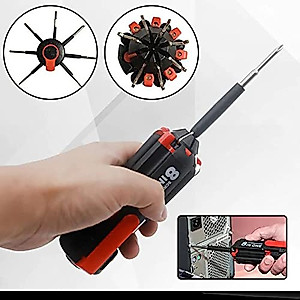 Multifunctional 8-in-1 Screwdrivers Tool with Worklight and Flashlight, Portable Multi Tool Screwdriver Professional Repair Tool, General Screwdriver Multitool for Home Kitchen Car