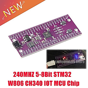 SBUOL W806 Microcontroller 240MHZ 5-8Bit STM32 Development Board CH340 IoT MCU Chip CDK Development Environment Low Power IOT (Color: W806 chip)