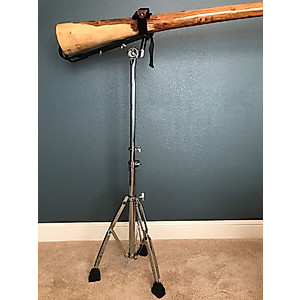 Handpan Djembe Didgeridoo stand, Stainless Steel Handpan Djembe Didgeridoo Display, Heavy Duty (For Djembe Didge)