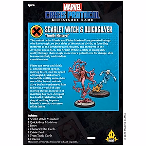 Marvel Crisis Protocol: Scarlet with and Quicksilver Character Pack