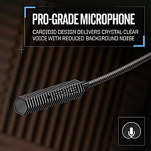 RIG 500 PRO HS GEN 2 Competition Grade Playstation Gaming Headset for PS4, PS5 and Nintendo Switch - 50mm Speaker Drivers - Flip-to-Mute Microphone - Black