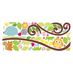 RoomMates RMK1861SCS Happi Scroll Branch Peel and Stick Wall Decals