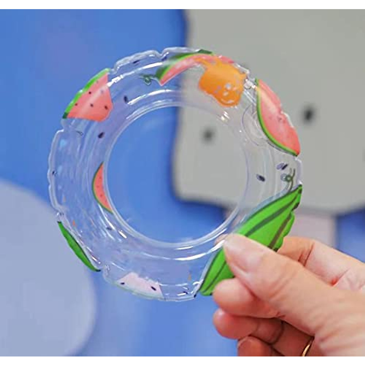 4.72 Inch Lizard Bearded Dragon Bath Collar Ring Small Animal Inflatable Float Toy Reptile Swim Life Jacket Float for for Ferret Lizard Hedgehog Hamster Ferret Cage Accessories Photo Shoot Toy