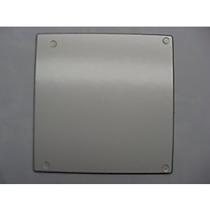 Direct2home 8x8 Bichon Frise Kitchen Counter Art Tempered Glass Cutting Board Surface Saver Bar Prep