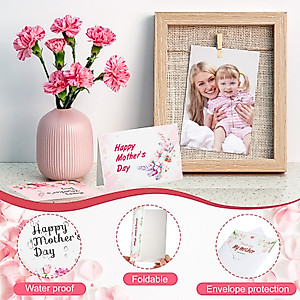 Faccito 24 Sets Mother's Day Greeting Cards with Envelopes Stickers Mother's Day Cards Bulk 5.9 x 3.9 Inches Mother Birthday Card 6 Assorted Happy Mother's Day Loving Small Note Card for Birthday Gift