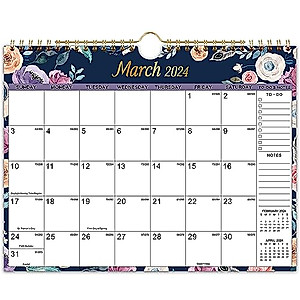 2024 Calendar - Calendar 2024, Jan. 2024 - Dec. 2024, 11" x 8.5", 12-Month Wall Calendar 2024, Small Calendar with Twin-Wire Binding