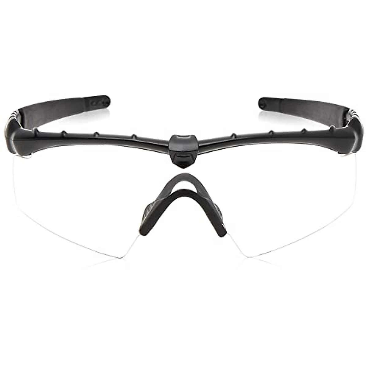 Oakley SI Men's OO9213 M Frame 2.0 Industrial Rectangular Sunglasses, Matte Black/Clear, 32 mm