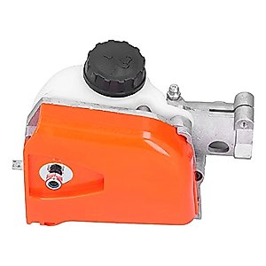 Chainsaw Gearbox Head, Multi Function Pole Saw Pruner Brush Tree Cutter Replacement Tool Gears Assembly Attachment Part for Hedge Trimmer Lawn Mower High Branches Saw Garden Gearhead(26mmx7 Teeth)