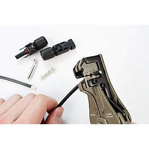 TEMCo 12 AWG/Gauge Solar Cable - Made in The USA 10 Feet Black (Variety of Lengths Available)