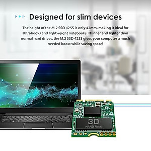 Transcend 3D TLC NAND with SSD M. 2 2242 Sata – Iii GB/S mts420s Series