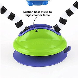 Nuby Silly Spinwheel with Suction Base High Chair Interactive Toy for Early Development