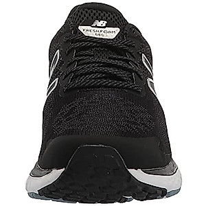 New Balance Men's Fresh Foam 680 V7 Running Shoe, Black/Star Glo, 10.5 X-Wide