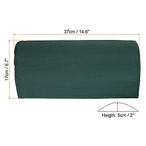 PATIKIL Zero Gravity Chair Pillow, 2 Pack Lounge Chair Headrest Cushion Removable Recliner Replacement Pillow for Beach Picnics, Green