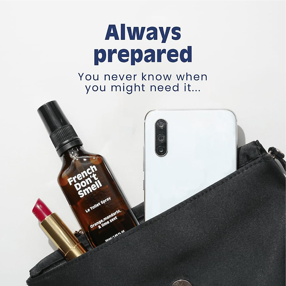 Toilet Spray For Poop 1.69oz – Woodsy Scent – Made in France (Home Size), Bathroom Odor Eliminator, Poo Spray, Toilet Spray For Daily Use, Easy To Carry – French Don’t Smell