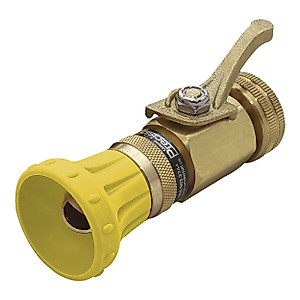 Underhill Precision Rainbow with High Flow Control Valve Garden Water Hose Nozzle, 15 GPM 80 PSI, 3/4-Inch Thread Inlet by 1-Inch, HN1500CV