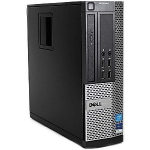 Dell Optiplex 9010 Desktop Computer - Intel Core i7 3.8GHz, 16GB DDR3, New 500GB SSD, Windows 10 Pro 64-Bit, WiFi, DVDRW (Renewed)