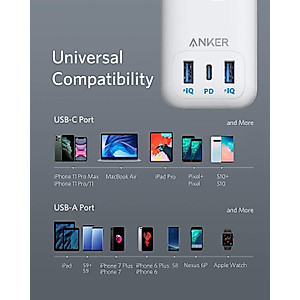 Anker USB C Power Strip with Power Delivery, 3 Outlets and 30W 3 USB (1 USB C, 2 USB A), PowerPort Strip PD 3 with 6ft Long Extension Cord, Flat Plug, for Home, Office, and Dorm Room