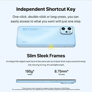 UMIDIGI F3 (8GB+128GB) Unlocked Cell Phone, NFC, Android11, 6.7inch HD Full Screen, 5150mAh Battery, Smartphone with Sony 48MP AI Triple Camera, 18W Fast Charging, Dual SIM