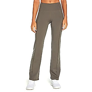 Jessica Simpson Sportswear Women's Standard Tummy Control Bootcut Pocket Pant, Gunmetal, Large