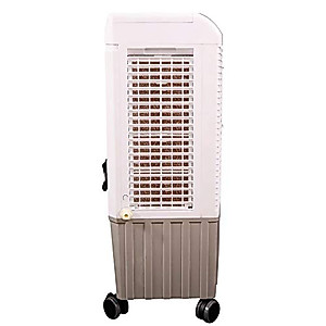 Hessaire MC26A Portable Evaporative Cooler, Humidifier, 2100 Cubic FPM, Cools 700 Sq. Ft., 2.5 GPH, White. For Garages, Shops, Patios, Pools, Workshops, Includes Remote Control for Ease of Operation