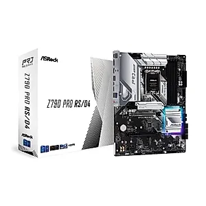 ASRock Z790 Pro RS/D4 Motherboard, Supports Intel 12th and 13th Generation CPU (LGA1700), Z790 Chipset, DDR4 ATX Motherboard