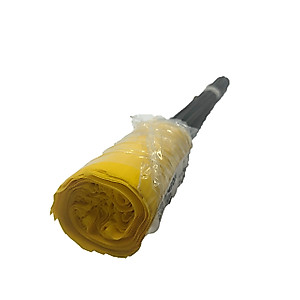 Swanson Tool Co FY15100 2.5-Inch by 3.5-Inch Marking Flags with 15-Inch Wire Staffs, Yellow, 100-Pack