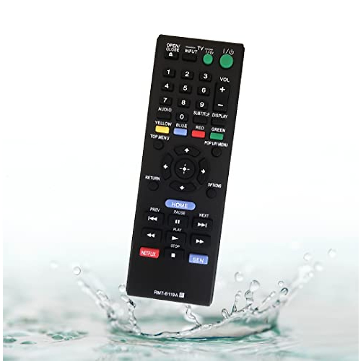 Universal Remote Control Replacement for Sony BDP-S580 BDP-S5100 BDP-S590 BDP-S185 BDP-S480 BDP-BX37 BDP-S390 BDP-BX58 Blu-ray Disc Player