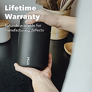 MiiR, Airtight Coffee Canister, Portable Storage for Coffee, Tea, and More, Stainless Steel Construction, Copper Matte