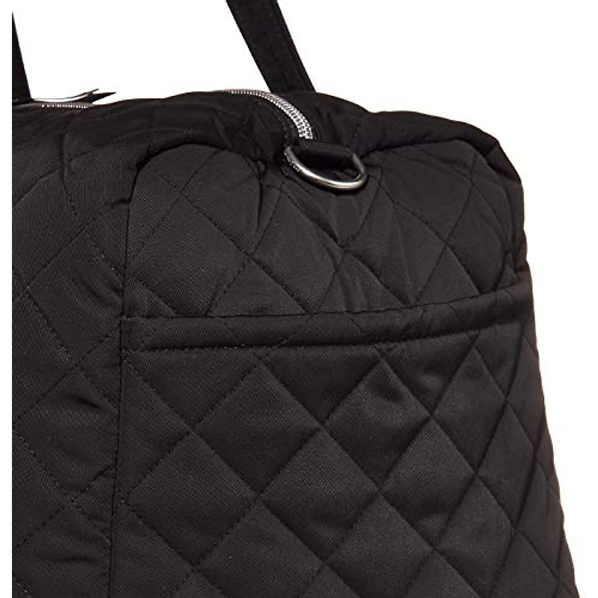 Vera Bradley Women's Performance Twill Medium Travel Duffle Bag, Black, One Size