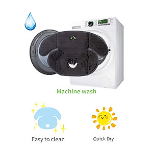 Piddle pad Car Seat Protector - Car Seat Saver Stroller Potty Pad, Baby Car Seat Cover, Car Seat Waterproof Liner for Potty Training Prevent Dipper Leaking 20x15 inch Black 2PCS(Black)